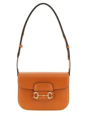 Gucci Horsebit 1955 Small Shoulder Bag - Orange