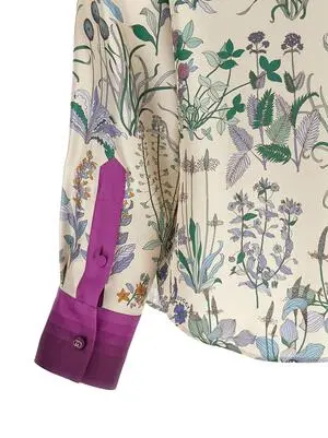 Gucci Silk Floral Print Shirt