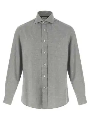 Brunello Cucinelli Cotton Shirt - Gray