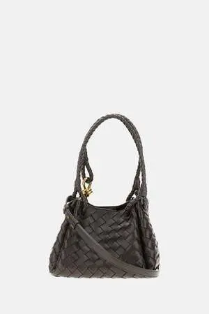 Bottega Veneta Small Parachute Bag In Suede - Multicolor