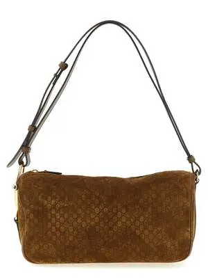 Gucci Half Horsebit' Medium Shoulder Bag - Brown
