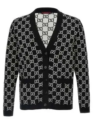 Gucci Gg Reversible Cardigan - Multicolor