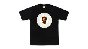 A BATHING APE Line Camo Milo Busy Works T-shirt - Black