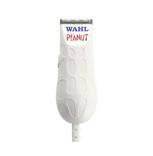 WAHL PROFESSIONAL Peanut Professional Beard Trimmer And Hair Clipper Kit Adjustable Hair Cutting Tool With 4 Guide Combs - White