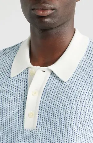 WAX LONDON Turin Stripe Polo Sweater