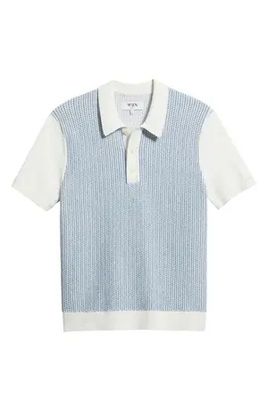 WAX LONDON Turin Stripe Polo Sweater