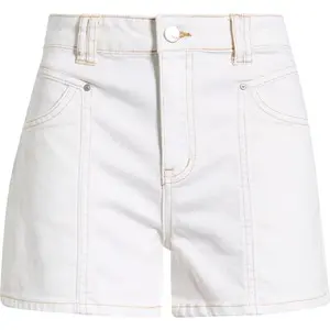 TRACTR Seamed Stretch Denim Shorts