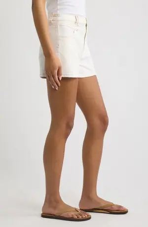 TRACTR Seamed Stretch Denim Shorts