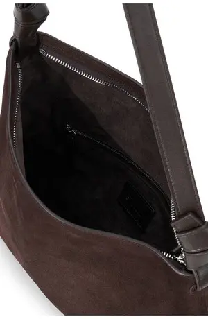 Staud Dani Leather Shoulder Bag - Espresso