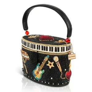 MARY FRANCES ACCESSORIES Jam Session Top Handle Handbag