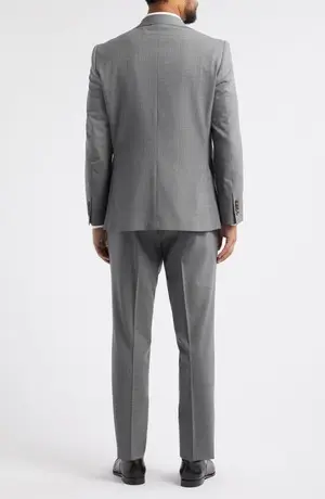JACK VICTOR Esprit Solid Stretch Wool Suit