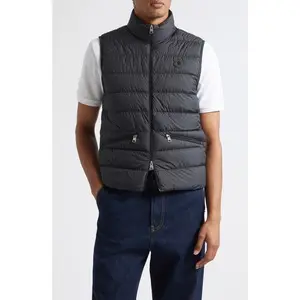 Moncler Treompan Water Repellent Down Puffer Vest - Black