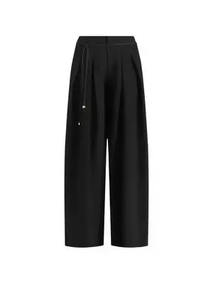 Manière De Voir Flora Belted Trousers - Black
