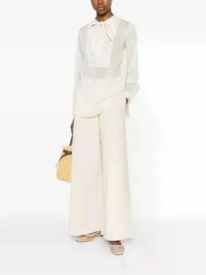FORTE_FORTE Bib-detail Blouse