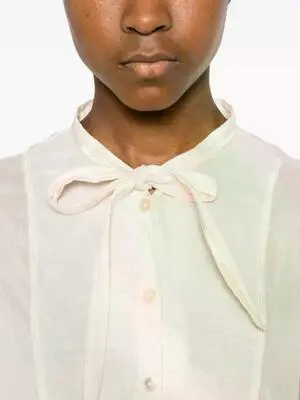 FORTE_FORTE Bib-detail Blouse