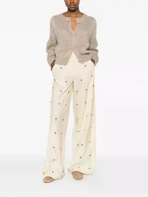 FORTE_FORTE Chunky-knit Button-up Cardigan