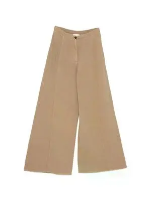 FORTE_FORTE Wide-leg Seamed Palazzo Pants