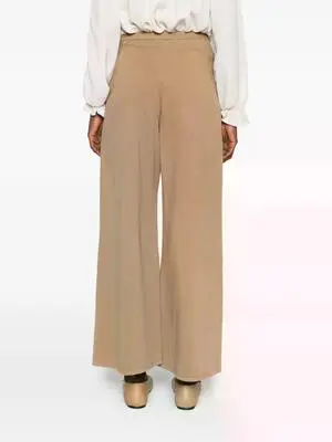 FORTE_FORTE Wide-leg Seamed Palazzo Pants
