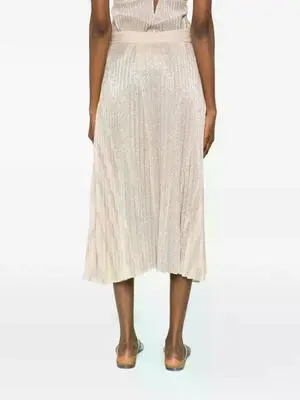 FORTE_FORTE Pleated Midi Skirt