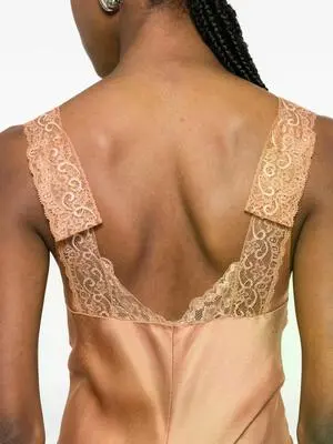 FORTE_FORTE Lace-trim Slip Dress