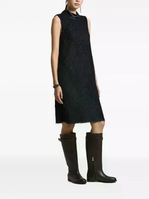 Peserico Bouclé-texture Sleeveless Mini Dress