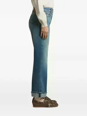 Peserico Straight-leg Turned-up Jeans