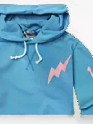 Nike Bolt Print Hoodie - Blue