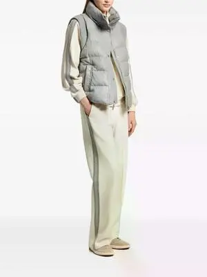 Peserico Quilted High-neck Gilet