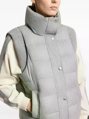 Peserico Quilted High-neck Gilet