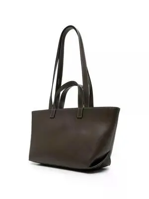 A.p.c. Small Drummer Leather Tote Bag