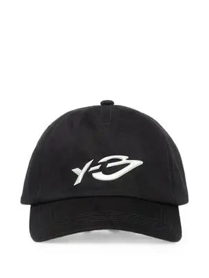 Y3 Logo-embroidered Baseball Cap - Black