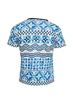 LOUIS VUITTON Monogram Print Chain-detail T-shirt