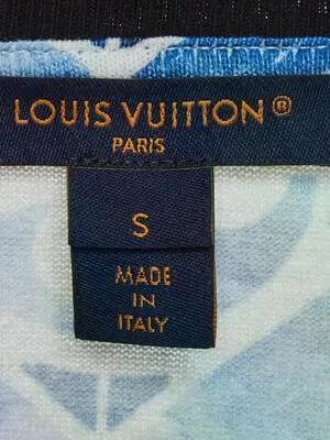 LOUIS VUITTON Monogram Print Chain-detail T-shirt
