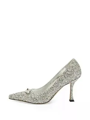 JIMMY CHOO Ryker Glitter Detail Pumps