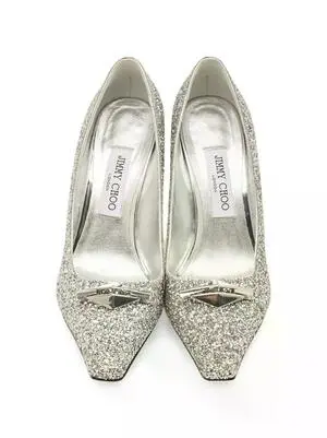 JIMMY CHOO Ryker Glitter Detail Pumps