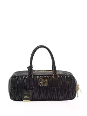 Miu Miu Large Arcadie Matelassé Satchel Bag