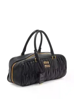 Miu Miu Large Arcadie Matelassé Satchel Bag
