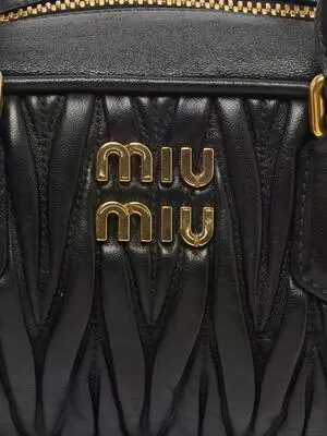 Miu Miu Large Arcadie Matelassé Satchel Bag