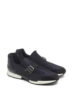 Hermès Run Slip-on Sneakers With Silver-tone Hardware