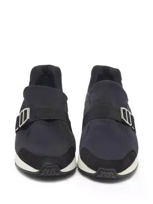 Hermès Run Slip-on Sneakers With Silver-tone Hardware