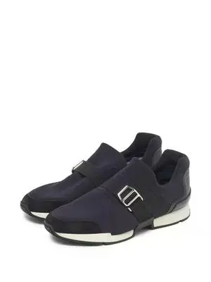 Hermès Run Slip-on Sneakers With Silver-tone Hardware