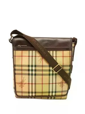 Burberry Haymarket Messenger Bag