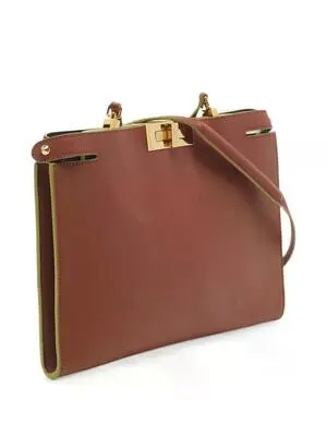 Fendi Peekaboo Twist-lock Crossbody Bag