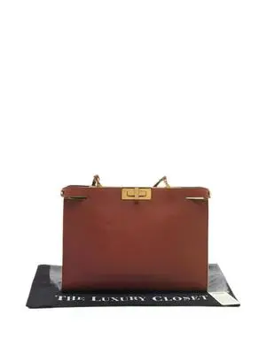 Fendi Peekaboo Twist-lock Crossbody Bag