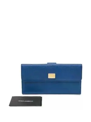 Dolce & Gabbana Logo-plaque Leather Wallet