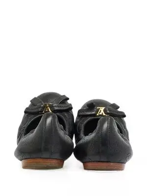 LOUIS VUITTON Perforated Monogram Ballet Flats