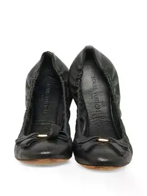 LOUIS VUITTON Perforated Monogram Ballet Flats