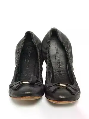 LOUIS VUITTON Perforated Monogram Ballet Flats