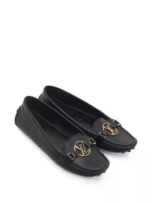 LOUIS VUITTON Dauphine Leather Loafers