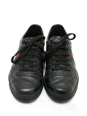 Gucci Web-detail Low-top Sneakers